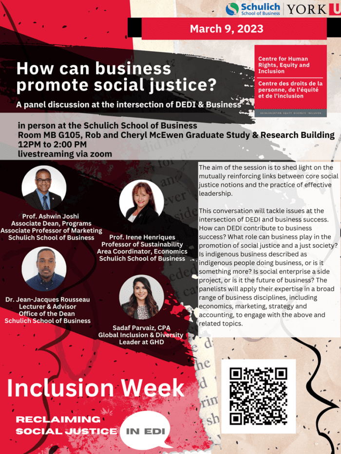 How can business promote social justice? - Schulich School of Business